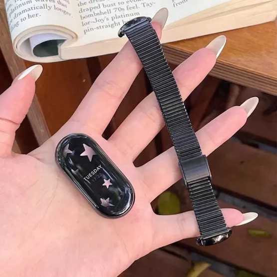 INF Elegantes Uhrenarmband mit Verschluss für Xiaomi Band 8/9