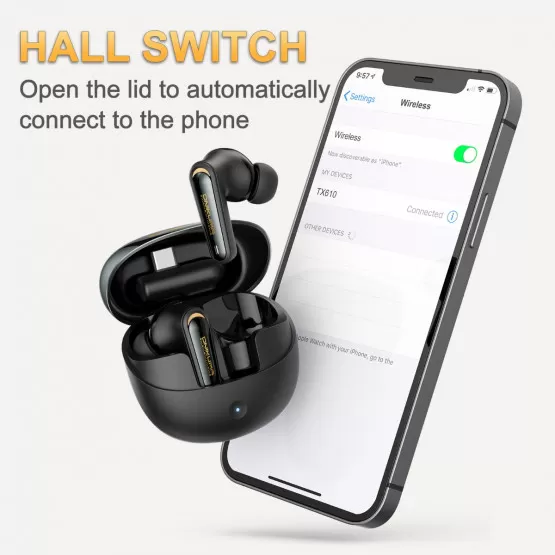 INF TWS Bluetooth douszne słuchawki True Wireless ANC, Dual-Mode