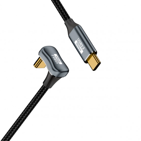 INF Pełnofunkcyjny kabel USB-C GEN2 U-kształtny — 10Gbps, 100W PD, 4K