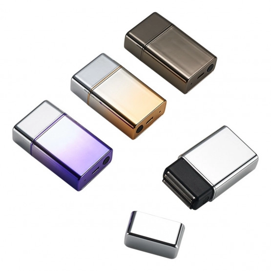 INF Męska podróżna golarka przenośna — mini USB ładowalna, wodoodporna