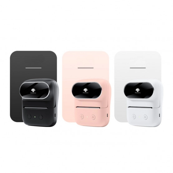 INF Przenośna 2-calowa termiczna drukarka etykiet — Bluetooth 4.2,