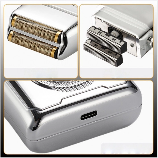 INF Męska przenośna golarka elektryczna podróżna — Mini USB ładowalna